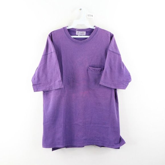 Vintage | Shirts | Vintage Iou Streetwear Thrashed Tshirt Purple | Poshmark